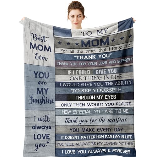 Yamco Gifts for Mom Blanket - Mom Birthday Gifts 60"x50" Blankets - Mother Birthday Gifts - Cool Birthday Gifts for Moms - Great Mama Gifts Unique - Gifts for Mothers Christmas - Best Mom Gift Ideas