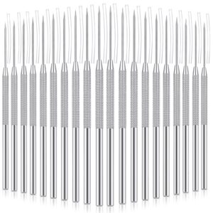 lasnten ceramic needle modeling clay carving tools stainless steel clay needle polymer detail pottery tool kit pottery sculpture needle supplies for sculpting carving texture art (50 pcs)