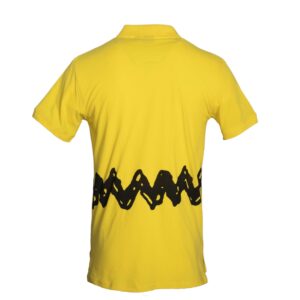 Mad Engine Peanuts Charlie Brown Zig Zag Yellow Shirt Halloween Costume Cosplay