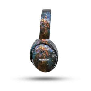 mightyskins skin compatible with bose quietcomfort 35 ii headphones - eagle nebula | protective, durable, and unique vinyl decal wrap cover | easy to apply, remove, and change styles