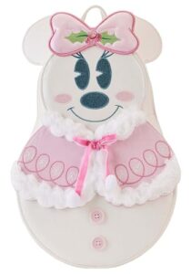 loungefly disney minnie mouse pastel snowman mini backpack