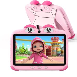 kids tablet 7 inch tablet for kids 32gb toddler tablet kids software installed, kids learning android tablet with wifi youtube parental control for toddlers boys girls childrens tablet