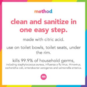 Method Antibacterial Toilet Bowl Cleaner, Spearmint, Kills 99.9% of Household Germs, 24 Fl Oz (Pack of 3)