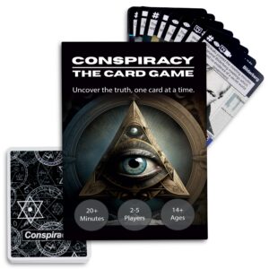 conspiracy the card game | easy-to-play bidding game | intriguing and engaging fun for casual gamers | perfect for family game night!