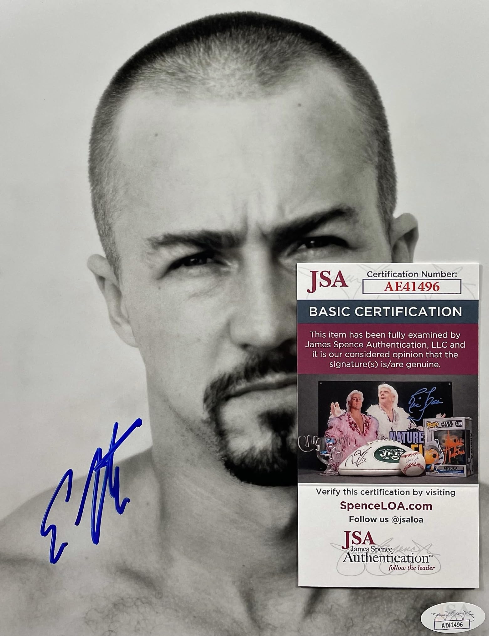 EDWARD ED NORTON Autograph Signed 8x10 American History X PHOTO Derek Vinyard JSA Certified Authentic AE41496