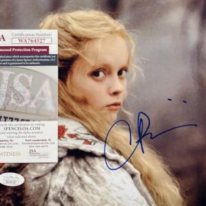 CHRISTINA RICCI Autograph Signed 8x10 Sleepy Hollow PHOTO Katrina Van Tassel JSA Witnessed Certified Authentic WA764527