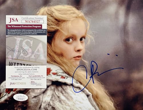 CHRISTINA RICCI Autograph Signed 8x10 Sleepy Hollow PHOTO Katrina Van Tassel JSA Witnessed Certified Authentic WA764527