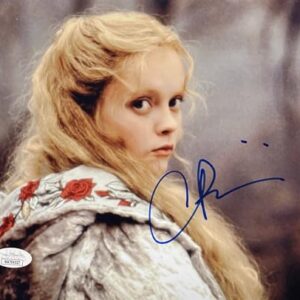 CHRISTINA RICCI Autograph Signed 8x10 Sleepy Hollow PHOTO Katrina Van Tassel JSA Witnessed Certified Authentic WA764527