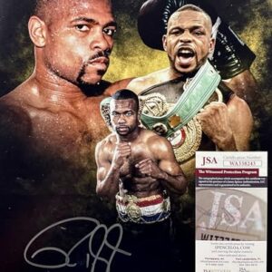 ROY JONES JR. Signed Autograph 11" x 14" PHOTO BOXING Middleweight Champion JSA Witnessed CERTIFIED AUTHENTIC WA338243