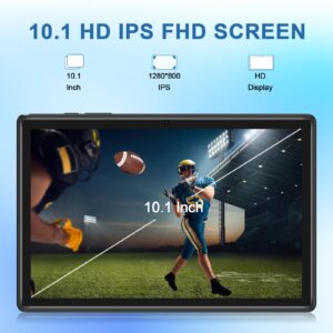 Hot Pepper Android Tablet 10 inch,Quad Core Android 13 Tablet,6GB RAM 128GB ROM 10.1 inch Tablet with 1280 * 800 HD Screen,5000mAh,WiFi 6,10.1 inch Android Tablet