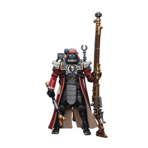 joytoy warhammer 40k: adeptus mechanicus skitarii ranger with transuranic arquebus 1:18 scale action figure