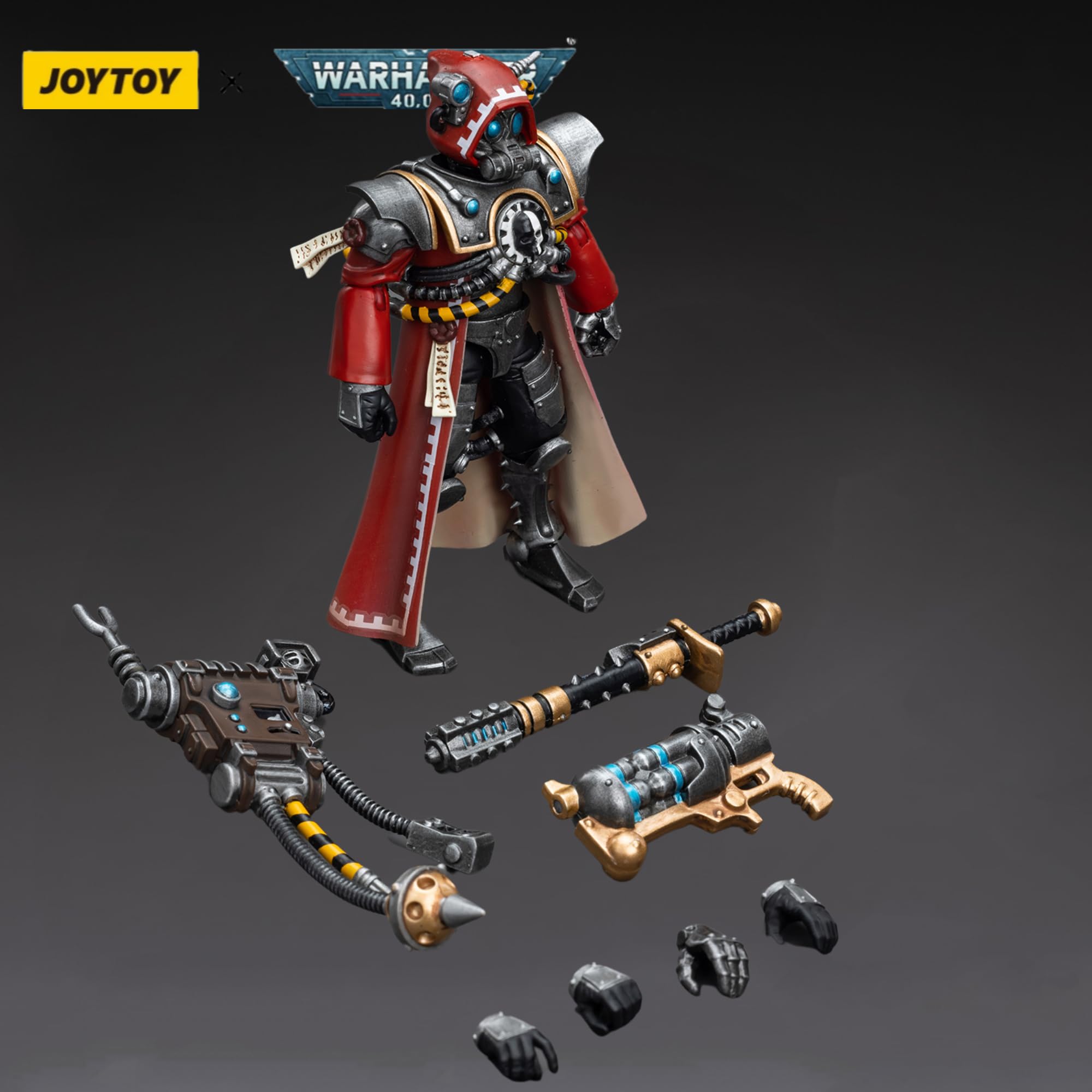 JOYTOY 1/18 Warhammer 40,000 Action Figure Adeptus Mechanicus Skitarii Ranger Alpha Anime Collection Model (5-inch)