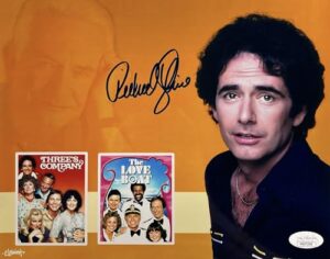 richard kline autograph signed 8x10 photo chromium the love boat three's company jsa witnessed certified authentic wa372356