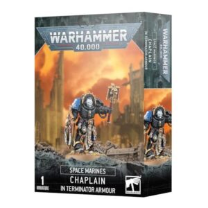 games workshop - warhammer 40,000 - space marines: chaplain in terminator armour (2023 edition)