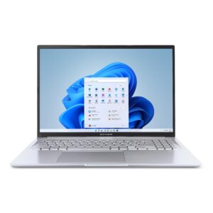 asus vivobook 16 laptop, 16” wuxga (1920 x 1200) 16:10 display, amd ryzen 9 7940hs cpu, amd radeon™ graphics, 16gb ram, 1tb ssd, windows 11 home, cool silver, m1605xa-eb96