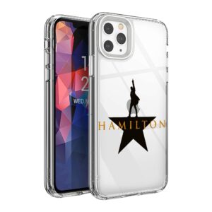 chenqiaohu compatible with iphone 13 pro max case, design unique pattern soft tpu bumper slim protective clear case for men women girl boy (wonderful-hamilton-1)