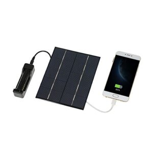 IUPPA 3.5W 5V Polycrystalline Silicon Solar Panel Solar Cell for Power r USB Port 18650 Battery Charging