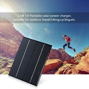 IUPPA 3.5W 5V Polycrystalline Silicon Solar Panel Solar Cell for Power r USB Port 18650 Battery Charging