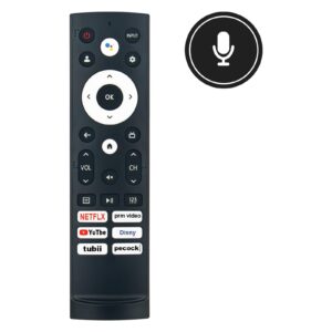 ERF3V90H Voice Replaced Remote Control fit for Hisense Smart TV with Backlit 75U6H 43A65H 50U6H 65A53FUA 75A53FUA 50A65H 50A66GUA