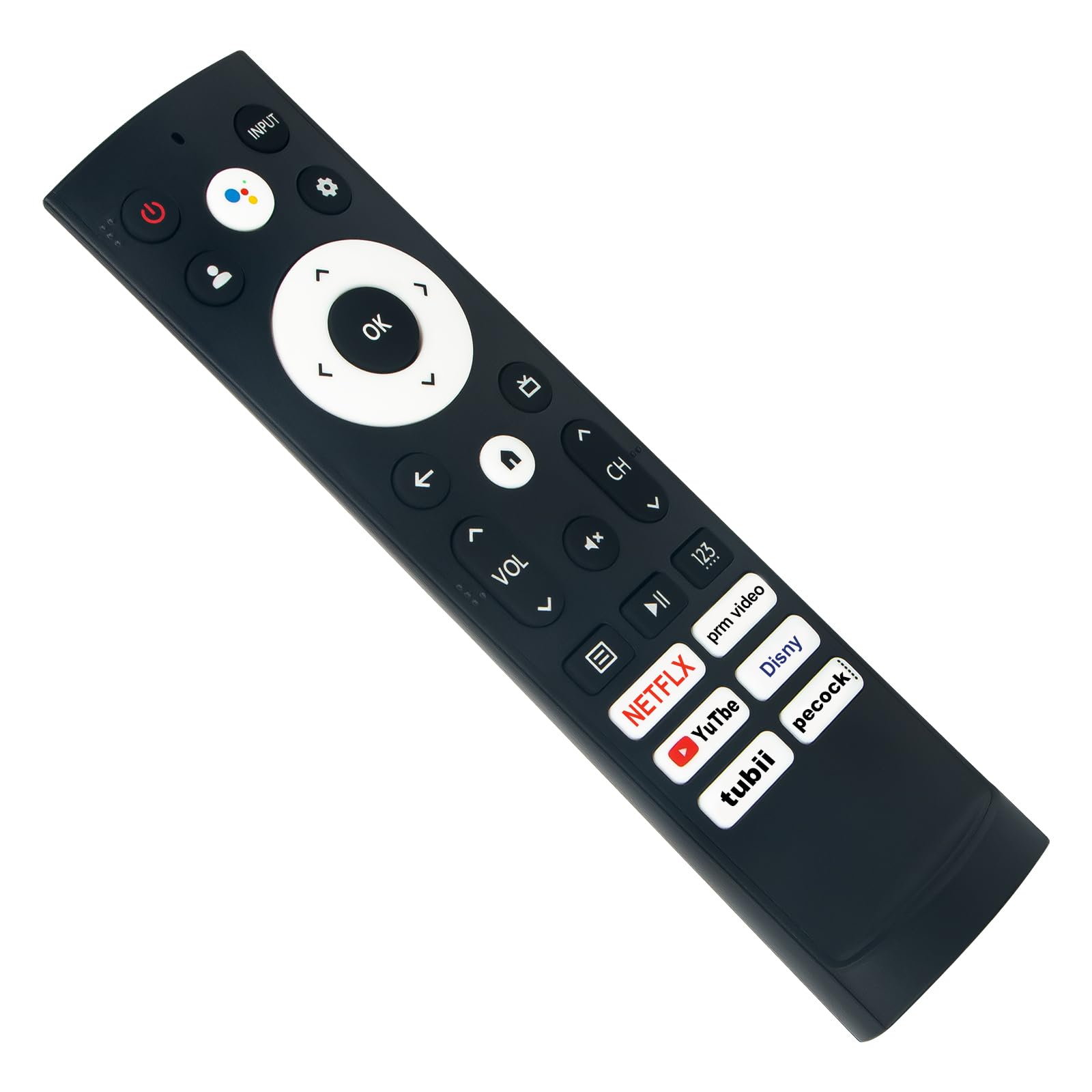 ERF3V90H Voice Replaced Remote Control fit for Hisense Smart TV with Backlit 75U6H 43A65H 50U6H 65A53FUA 75A53FUA 50A65H 50A66GUA