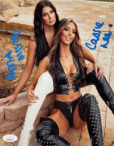 PEYTON ROYCE & Billie Kay Signed Autograph 8" x 10" PHOTO WRESTLING llconics JSA WITNESSED CERTIFIED AUTHENTIC WA890661