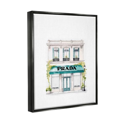 Stupell Industries Urban Fashion Shop Framed Floater Canvas Wall Art by Amanda Greenwood