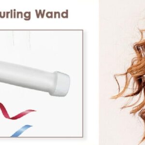 Yinuoday Mini Cordless Curling Iron USB Rechargeable Curling Wand Ceramic Hair Curling Travel Hair Straightener Curler for Hair Styling Wand Wet Dry Use