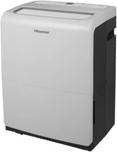 hisense 60-pint capacity, 1500 sq.ft. coverage, 3-speed inverter dehumidifier with built-in pump, industrial-grade dehumidifier, quite 36 dba, 115v - dh10019tp1wg (renewed)