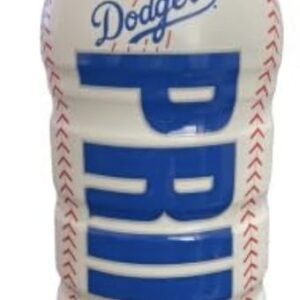 Prime Sports Drink Special Edition Los Angeles Dodgers One Bottle of 16.9FL oz Hydration Beverage. With ClubGoods Sticker