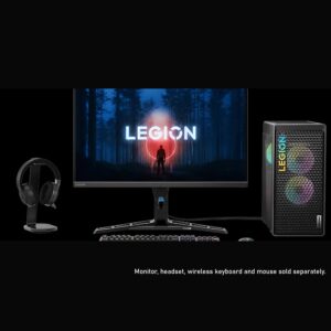 Lenovo Legion T5 Gen 8 Gaming Tower Desktop, AMD Ryzen 7 7700, NVIDIA GeForce RTX 4070, 64GB DDR5 RAM, 2TB WD_Black SSD, HDMI, RJ-45, Wi-Fi 6, Windows 11 Home, Grey