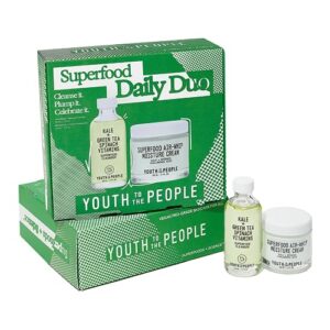 Youth To The People Superfood Daily Duo Kit - Superfood Cleanser (2oz) + Air-Whip Moisture Cream (2oz)