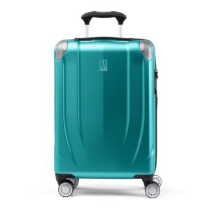 travelpro pathways 3 hardside expandable luggage, 8 spinner wheels, lightweight hard shell suitcase, carry on 21 inch, kayak