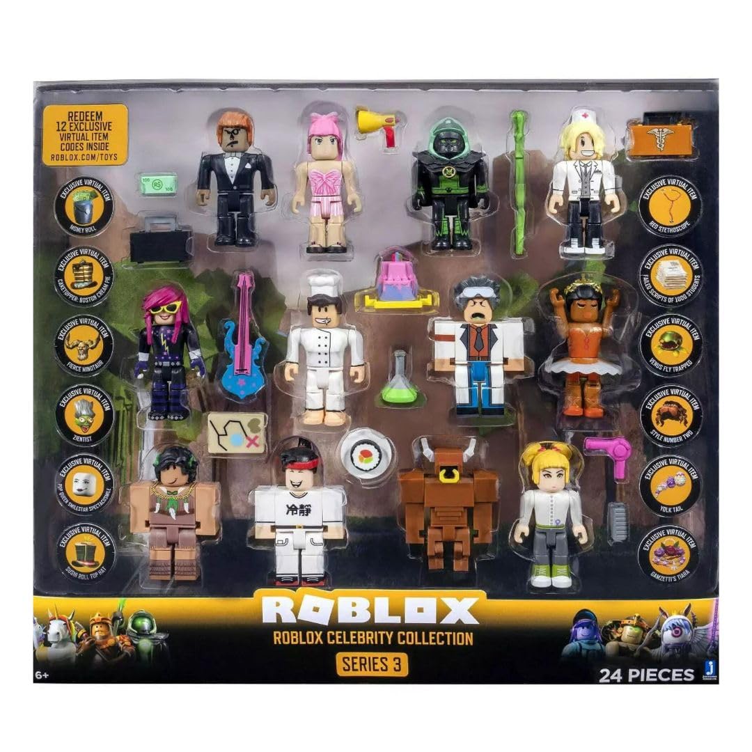 Playset Celebrity Collection - Series 3 Figure 12-Pack (Includes 12 Exclusive Virtual Items)