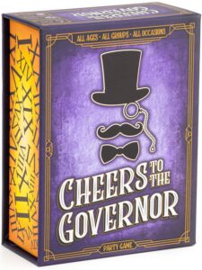 lost boy entertainment cheers to the governor - card games - party games - family games - for kids 8 and up - games for adults - family game night - travel games