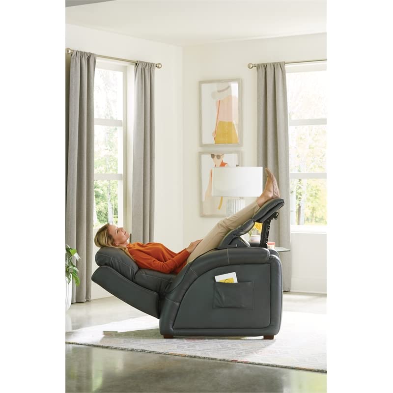 Catnapper Decompress Power Zero Gravity Recliner in Gray Leather