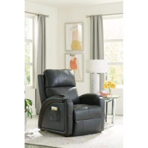 Catnapper Decompress Power Zero Gravity Recliner in Gray Leather