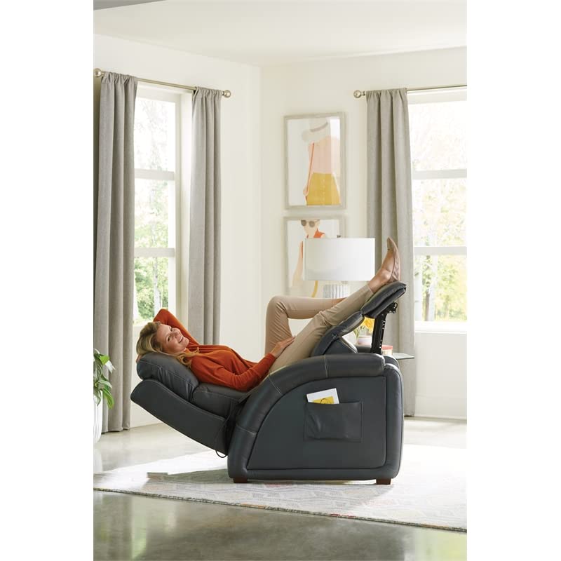 Catnapper Decompress Power Zero Gravity Recliner in Gray Leather