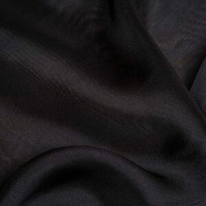 f as in fabric | chiffon fabric | 4 yards | 60" wide | wedding decoration, diy decoration, sheer, drapery (black, 4 yards)