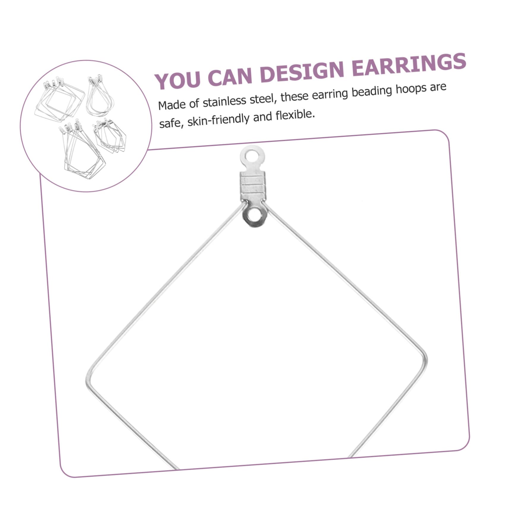 48 Pcs DIY Earring Hoop Earrings Finding DIY Hoops Earring Hoops DIY Charm Ring DIY Earring Circles Earring Findings Charms Round Earring Circle Charms Pendant Charms for Earrings