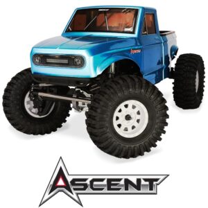 redcat ascent 1/10 scale low center of gravity (lcg) performance rock crawler - blue