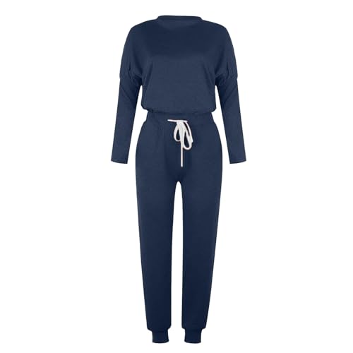 Spring Sale Deals of The Day 2 Piece Outfits for Women Crewneck Long Sleeve Tops Long Pants Lounge Sets with Drawstring Tracksuit Jogger Sets Gift Cards ropa para mujer My Recent Orders Placed By Me