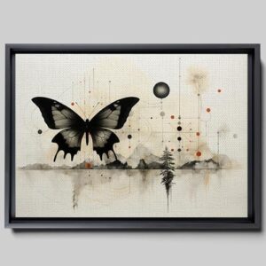 abstract painting buy canvas wall art, butterfly painting art, butterfly canvas, bedroom butterfly wall art,watercolor abstract butterfly canvas painting