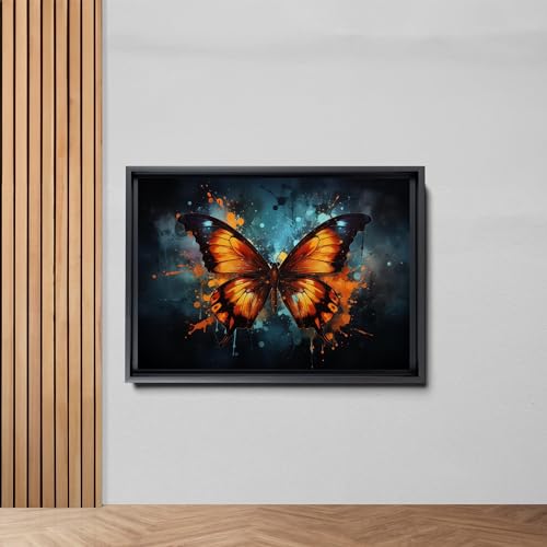 Abstract Painting Buy Canvas Wall Art, Butterfly Painting Art, Butterfly canvas, bedroom Butterfly wall art,Watercolor abstract Butterfly canvas painting