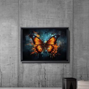 Abstract Painting Buy Canvas Wall Art, Butterfly Painting Art, Butterfly canvas, bedroom Butterfly wall art,Watercolor abstract Butterfly canvas painting