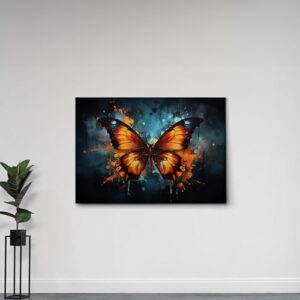 Abstract Painting Buy Canvas Wall Art, Butterfly Painting Art, Butterfly canvas, bedroom Butterfly wall art,Watercolor abstract Butterfly canvas painting