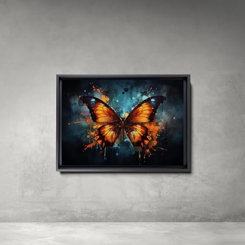 Abstract Painting Buy Canvas Wall Art, Butterfly Painting Art, Butterfly canvas, bedroom Butterfly wall art,Watercolor abstract Butterfly canvas painting