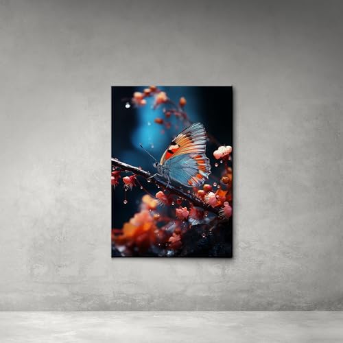 Abstract Painting Buy Canvas Wall Art, Butterfly Painting Art, Butterfly canvas, bedroom Butterfly wall art,Watercolor abstract Butterfly canvas painting