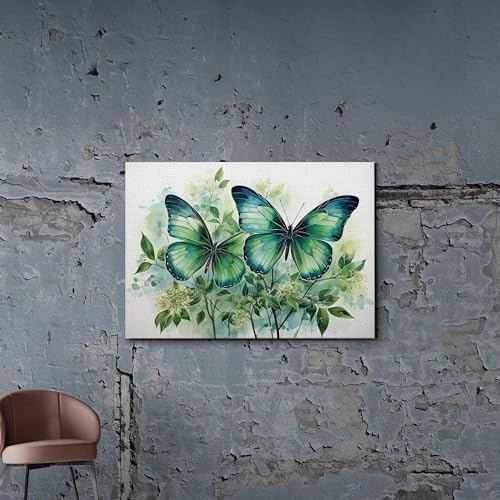 Abstract Painting Buy Canvas Wall Art, Butterfly Painting Art, Butterfly canvas, bedroom Butterfly wall art,Watercolor abstract Butterfly canvas painting