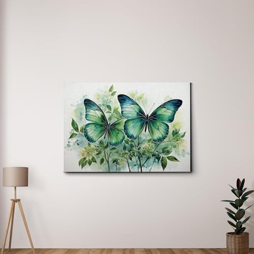 Abstract Painting Buy Canvas Wall Art, Butterfly Painting Art, Butterfly canvas, bedroom Butterfly wall art,Watercolor abstract Butterfly canvas painting