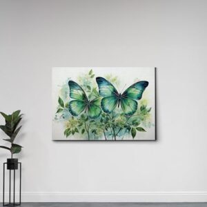 Abstract Painting Buy Canvas Wall Art, Butterfly Painting Art, Butterfly canvas, bedroom Butterfly wall art,Watercolor abstract Butterfly canvas painting